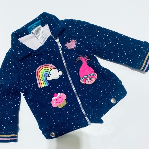 Dreamworks | Jackets & Coats | Trolls Blue Jacket | Poshmark